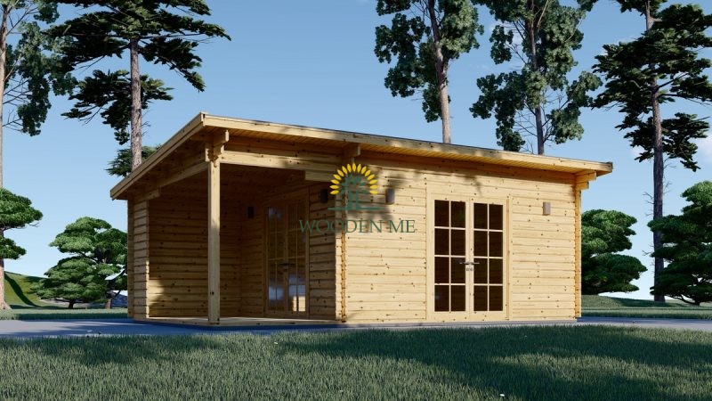 Wooden cabin Carl. a multi-purpose cabin at affordable price!