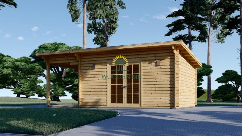 Wooden cabin Carl. a multi-purpose cabin at affordable price!