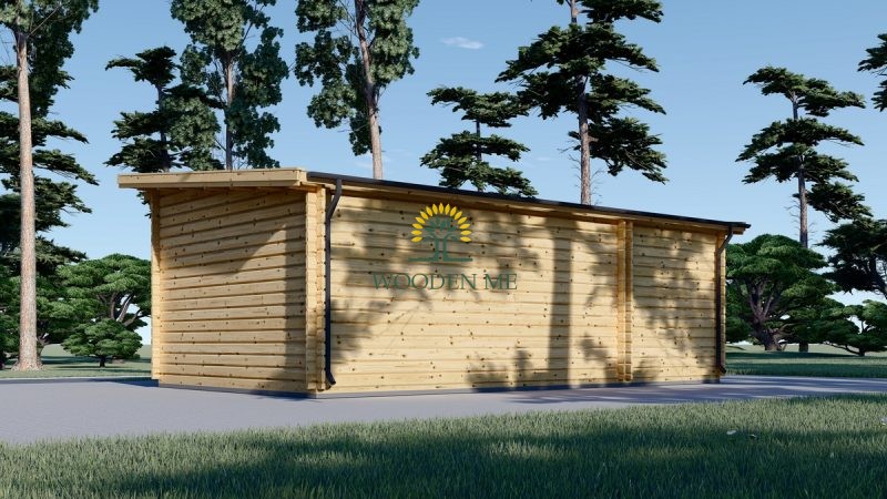 Wooden cabin Carl. a multi-purpose cabin at affordable price!