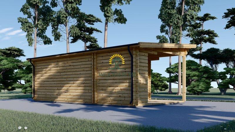 Wooden cabin Carl. a multi-purpose cabin at affordable price!