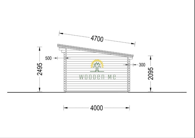 Wooden cabin Carl. a multi-purpose cabin at affordable price!