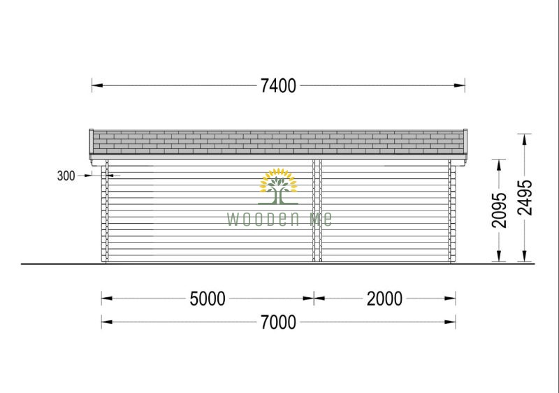 Wooden cabin Carl. a multi-purpose cabin at affordable price!