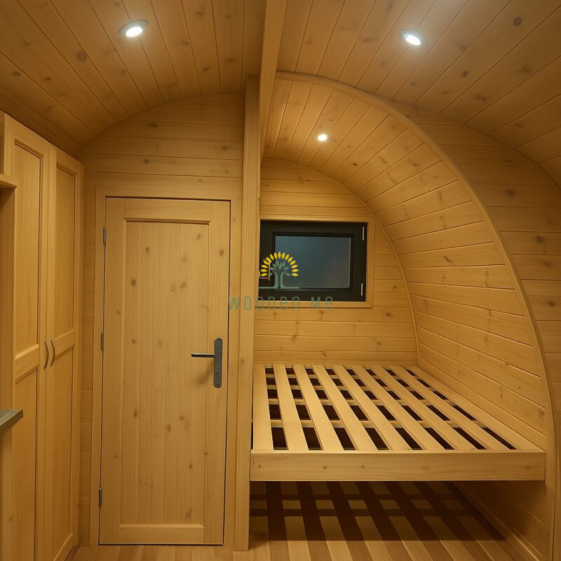 Pod with Side Entry (2.4 m x 6.0 m) – Fully Assembled & Insulated