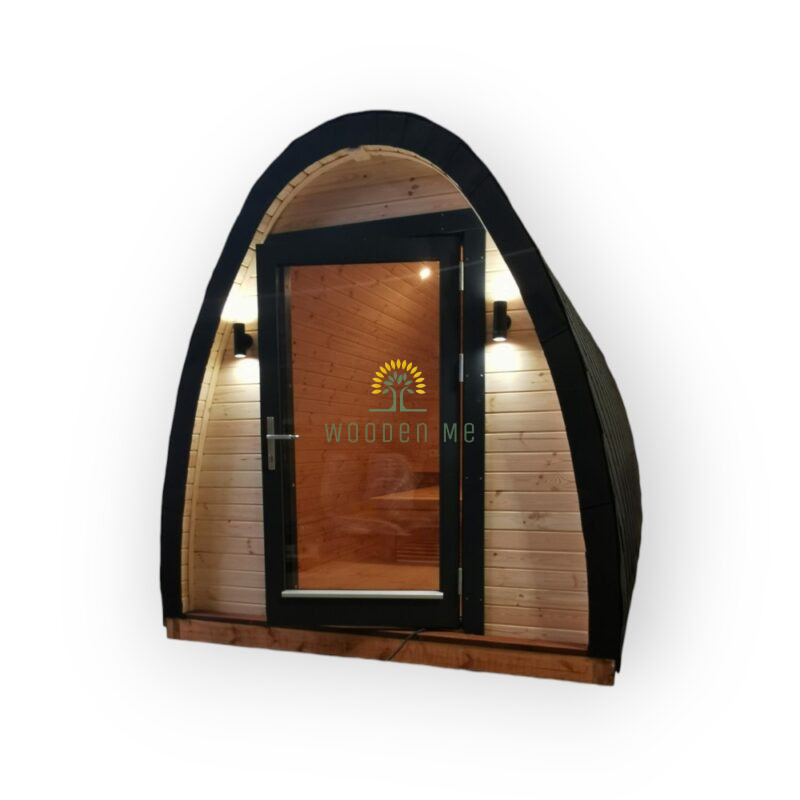 Insulated Camping Pod 2.4m x 4.8m – Cozy Wooden Retreat