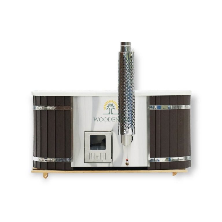 Square hot tub with acrylic insert- integrated heater, Outdoor hot tub, SPA