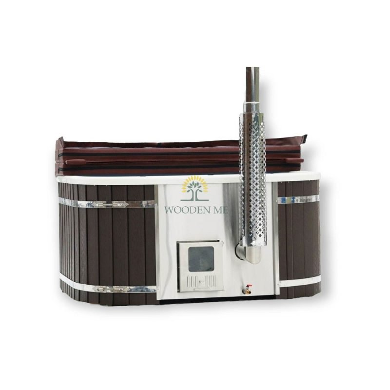 Square hot tub with acrylic insert- integrated heater, Outdoor hot tub, SPA